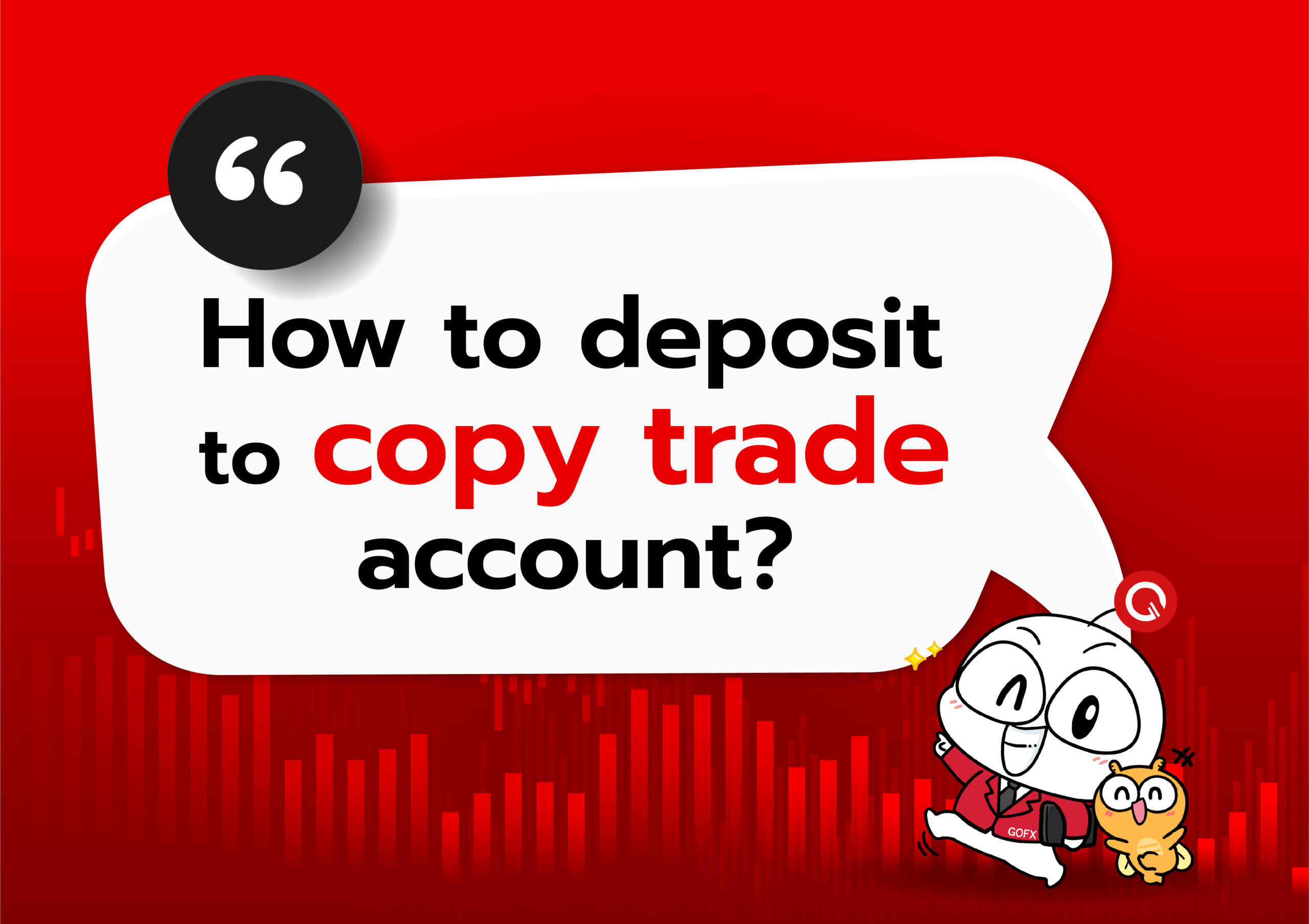 How to deposit copy trade account?