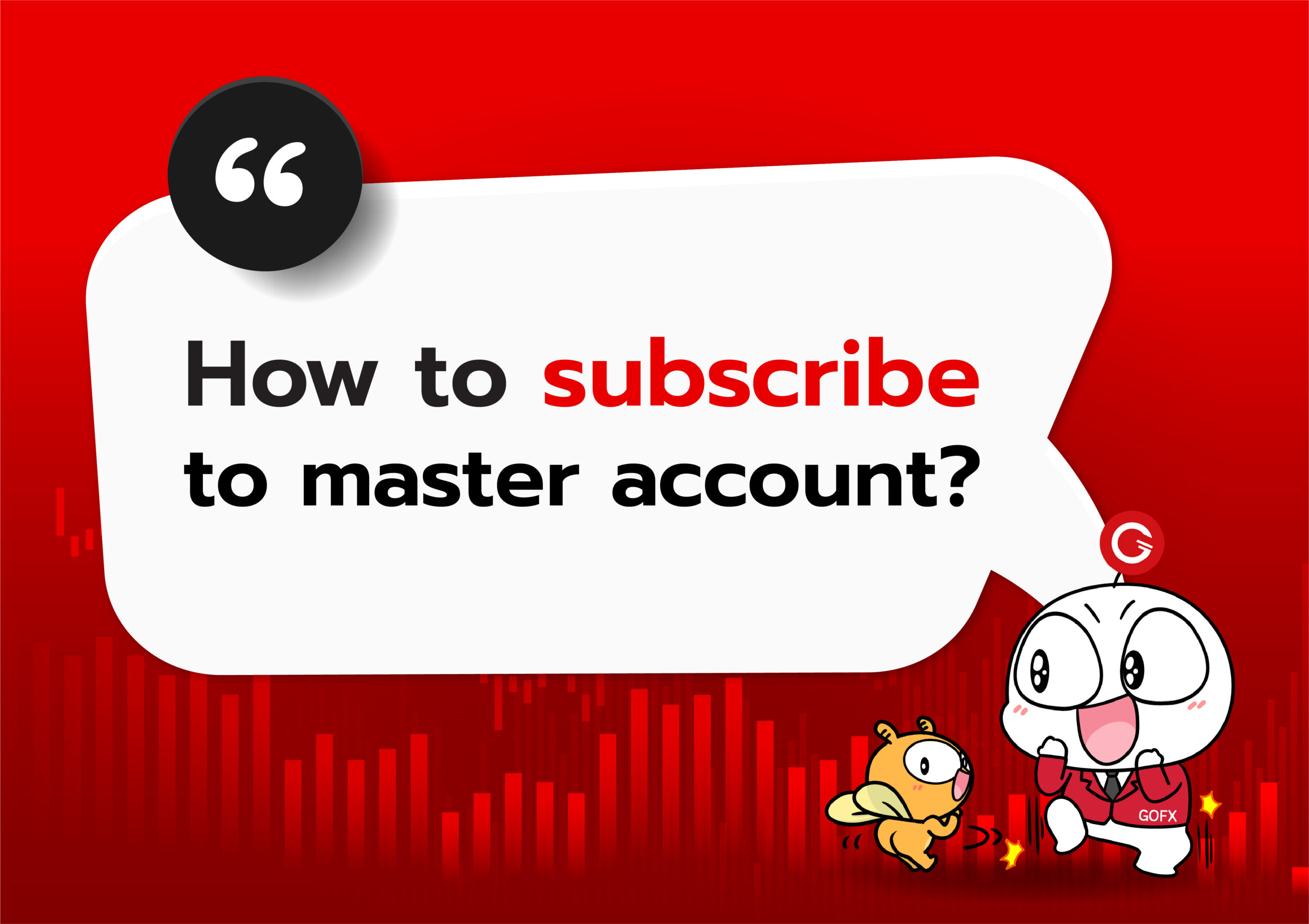 How to subscribe to master account?