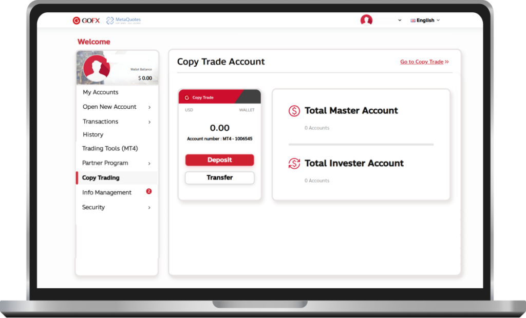 How to open copy trade account?