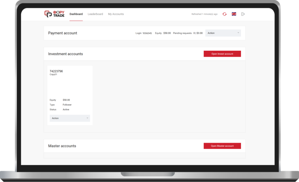 How to subscribe to master account?